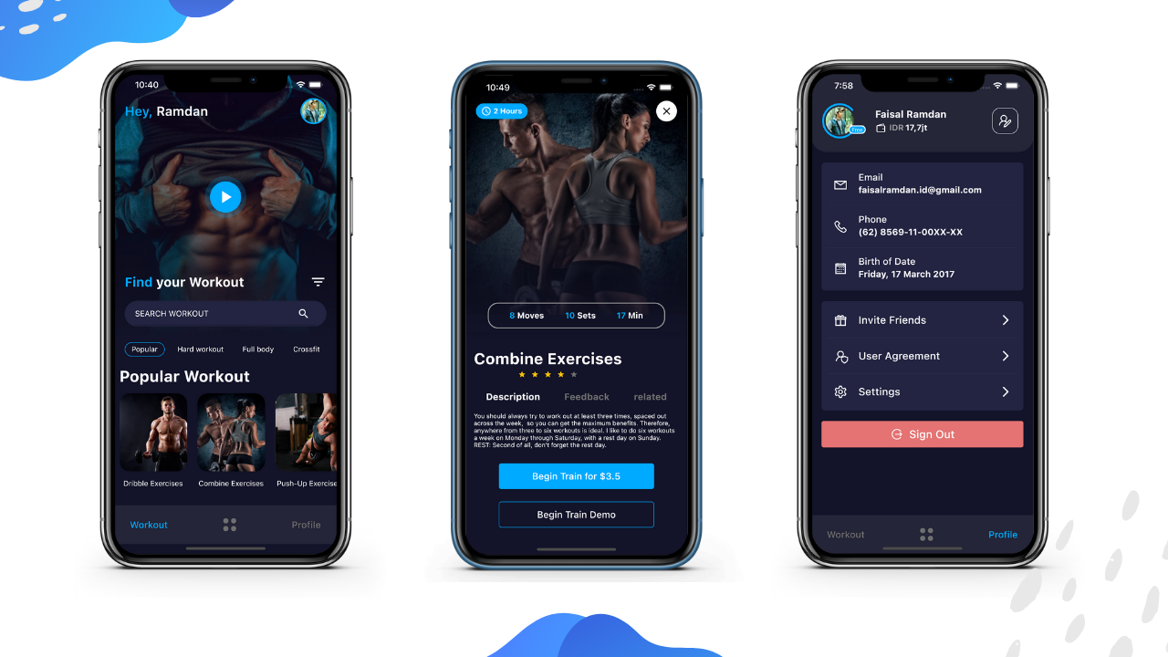 Workout Fitness App V130 Flutter Ui Kit Only By Codingyourlife